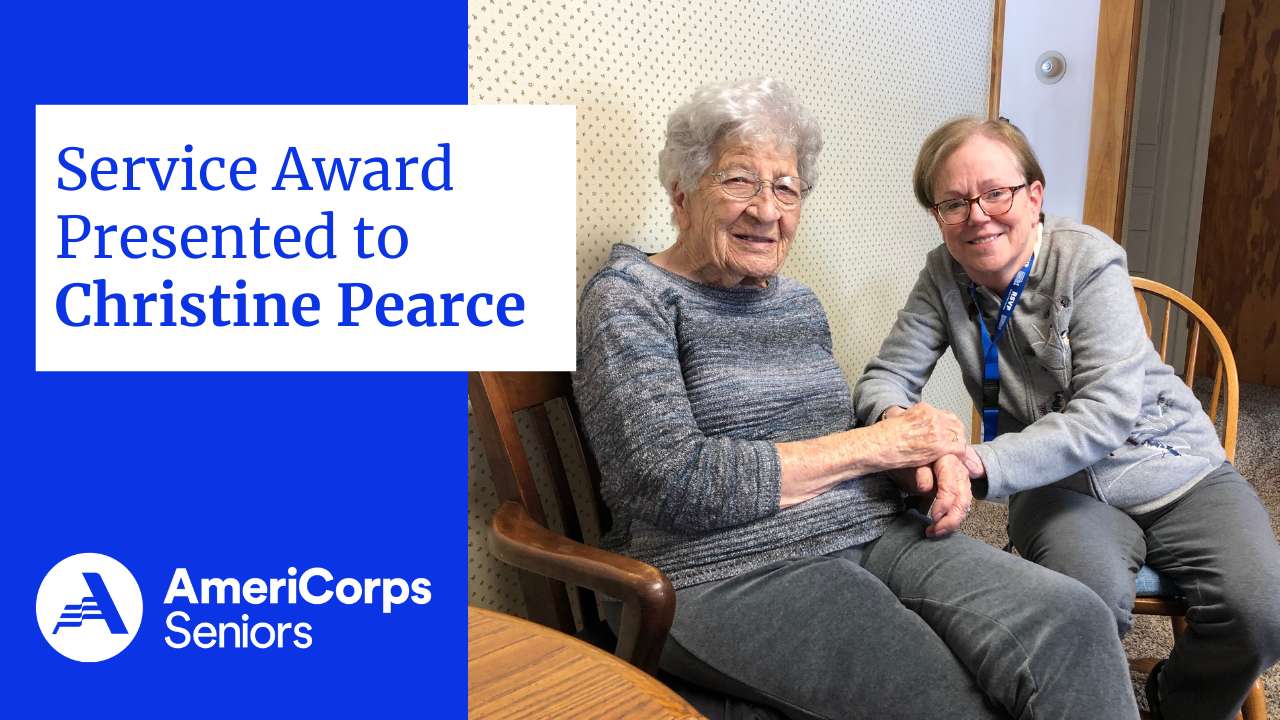 Christine Pearce honored with AmeriCorps Seniors Service Award | UServeUtah